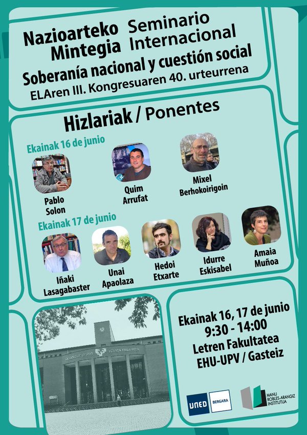 Nazioarteko Mintegia: Burujabetza nazionala eta auzi soziala — Manu ... Nazioarteko Mintegia: Burujabetza nazionala eta auzi soziala — Manu ...